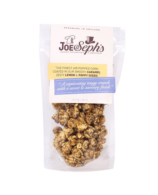 Pop Corn Limone e semi di Papavero - Joe and Seph's - edelices.it